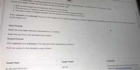 Solved Ay Inarr Containing Atienst Two Non Coro Positive