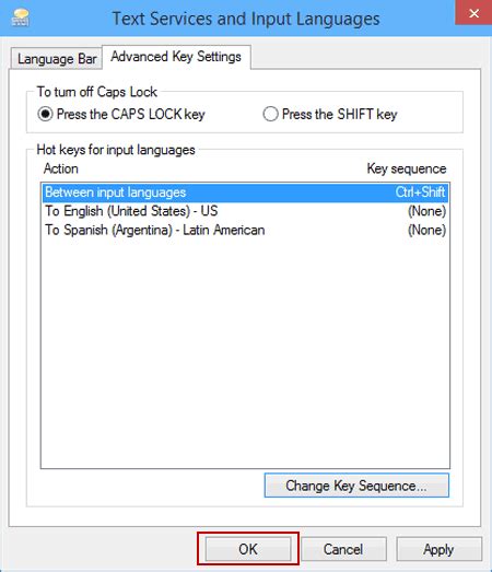 How To Change Key Sequence In Windows
