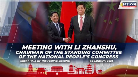 Meeting With Li Zhanshu Chairman Of The Standing Committee Of The National Peoples Congress 1