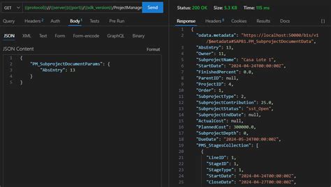 Sdk B1slayer Get With Params Stack Overflow