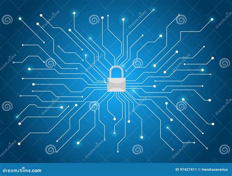 Cyber Security Vector Illustration Concept With Characters Data