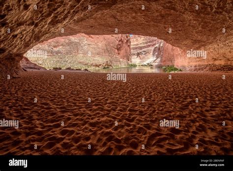 Looking Out To The Colorado River From Redwall Cavern Grand Canyon