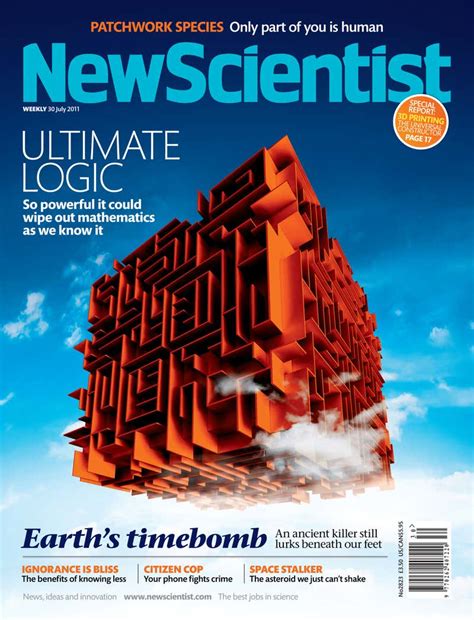 Issue 2823 Magazine Cover Date 30 July 2011 New Scientist
