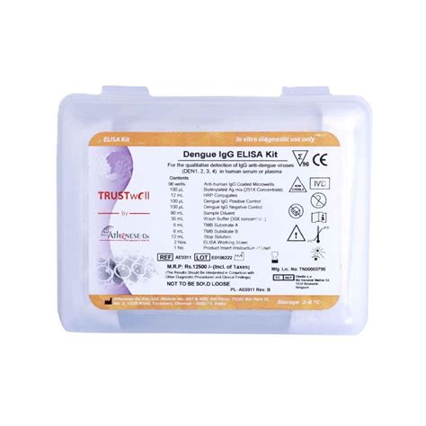 Dengue Igg Elisa Kit Detect Igg Anti Dengue Viruses