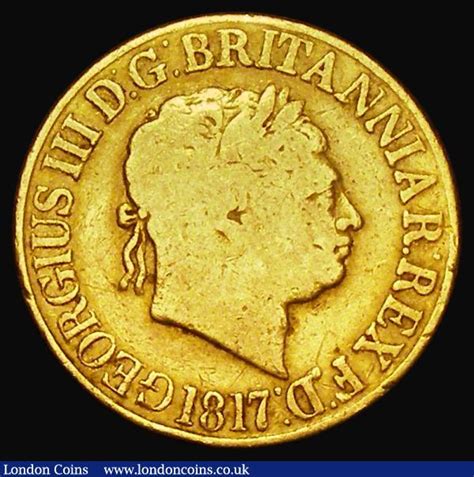 Sovereign 1817 Marsh 1 S3785 Vg The Reverse With Some Scratches I