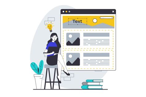 Front End Development Concept Ui Ux Designer Vector Image