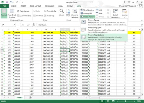Cómo Congelar Filas Y Columnas En Excel Recurso Wordpress