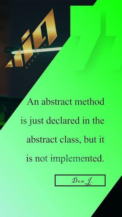 Ep 132 Unlocking Javas Power Exploring Abstract Classes Youtube