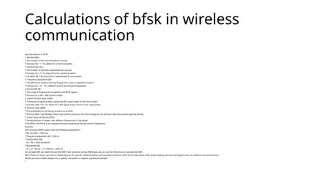 Bfsk Binary Frequency Shift Keying Pp Pptx Digital Audio Computer Software And Applications