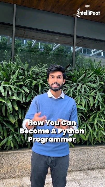 How To Become A Python Programmer In 2024 👩‍💻🐍 Intellipaat Technology Programming Career
