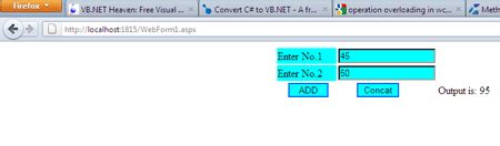 Method Overloading In Wcf Using Vb Net