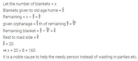 Linear Equations Class 7 Ml Aggarwal Icse Maths Solutions Ch 9 Icsehelp