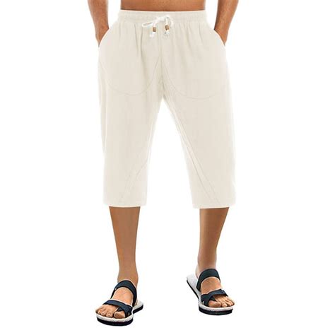 Mens Capri Pants Tacvasen