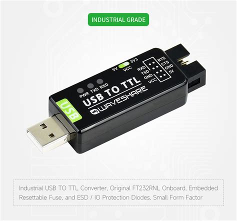 Industrial USB TO TTL Converter Original FT RL Multi Protection Systems Support WS