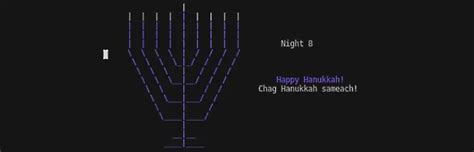 animated ascii christmas tree and hanukkah menorah in your linux shell lundukejournal