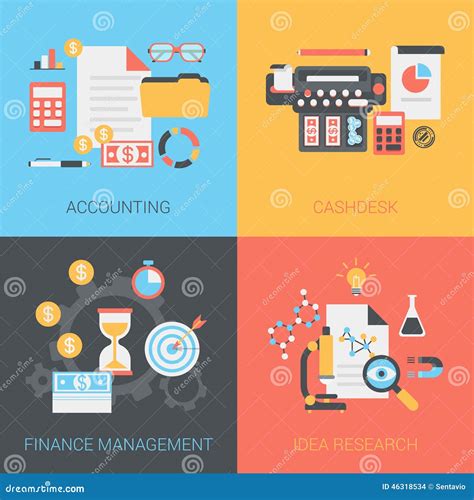 Flat Education Training Online Tutorial E Learning Concept Stock