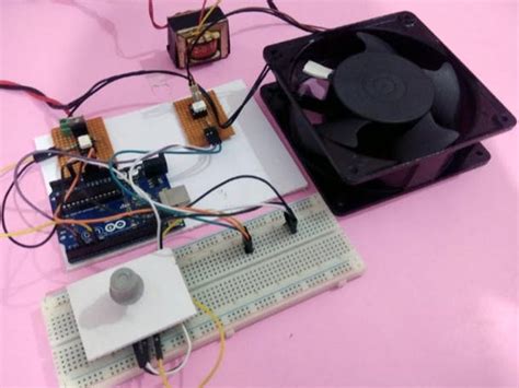 control ac fan speed using arduino generated pwm