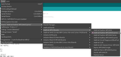 Use Arduino Ide Introducing The Adafruit Nrf52840 Feather Adafruit