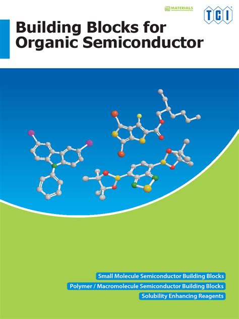 Building Blocks For Organic Semiconductor Pdf Oled Semiconductors