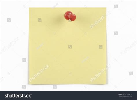 Push Pin Note Paper Office On Stock Photo 417024157 Shutterstock
