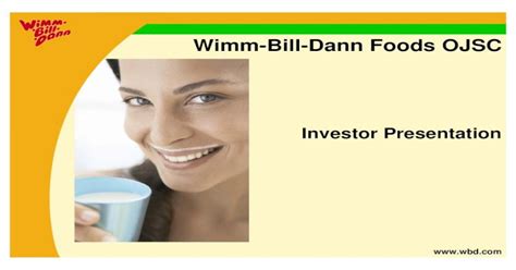 Pdf Wimm Bill Dann Foods Ojsc · Introduction Part I Delivering