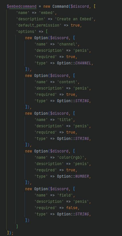 how can i get the string that the bot gets from sub command options · issue 898 · discord php
