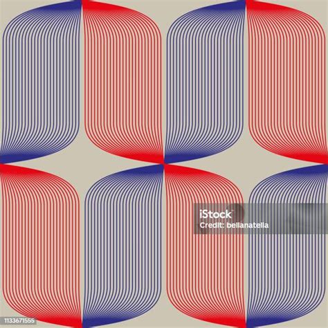 Seamless Abstract Pattern In Constructivism Soviet Style Vector Vintage