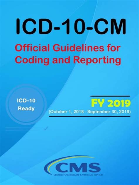 Icd 10 Cm Official Guidelines For Coding And Reporting Fy 2019