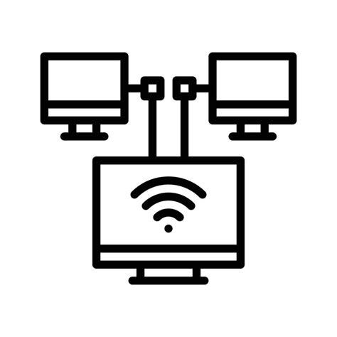 Ethernet Vector Outline Icon Simple Stock Illustration Stock 23404493 Vector Art At Vecteezy
