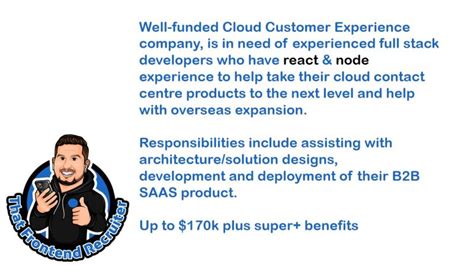 Andrew Mcmanus On Linkedin Sydneyjobs React Nodejs