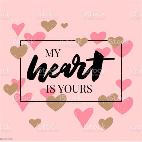 해피 발렌타인 핸드 브러쉬 레터링을 긴 그림자 풍부한 붉은 배경에 고립으로 그려집니다 휴가 평면 디자인에 대 한 완벽 한입니다 벡터 일러스트입니다 0명에 대한 스톡 벡터