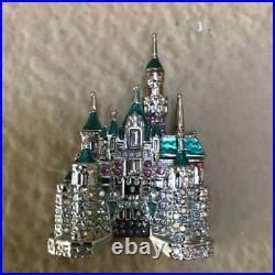 Swarovski Crystals Disneyland Sleeping Beauty Castle Brooch 50th
