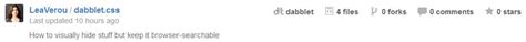 Gist To Dabblet Mottie GitHub Userscripts Wiki GitHub