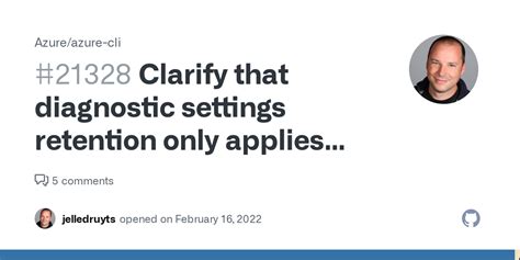 Clarify That Diagnostic Settings Retention Only Applies For Storage · Issue 21328 · Azureazure