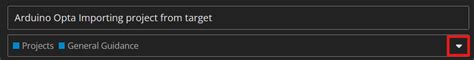 Arduino Opta Importing Project From Target Opta Arduino Forum