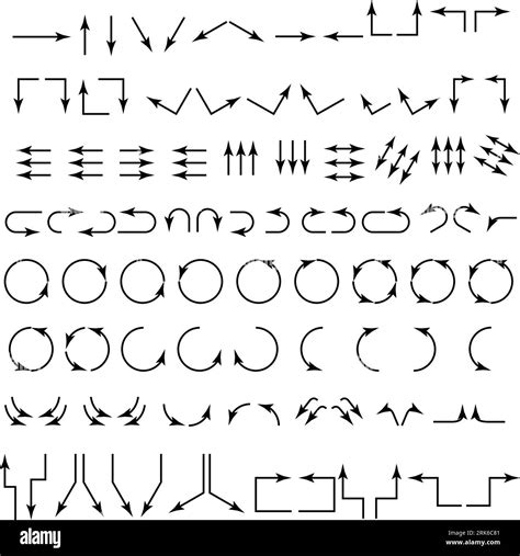 Arrows Set Arrow Icon Collection Set Different Arrows Or Web Designs
