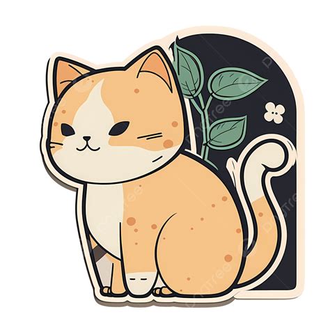 만화 고양이 귀여운 새끼 고양이 스티커 키티 만화 고양이 귀여운 새끼 고양이 스티커 주방 Png 일러스트 및 Psd 이미지 무료 다운로드 Pngtree