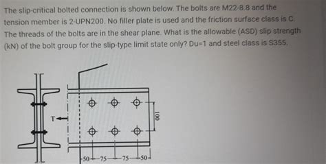 Bearing Bolts Vs Slip Critical At Keith Flores Blog