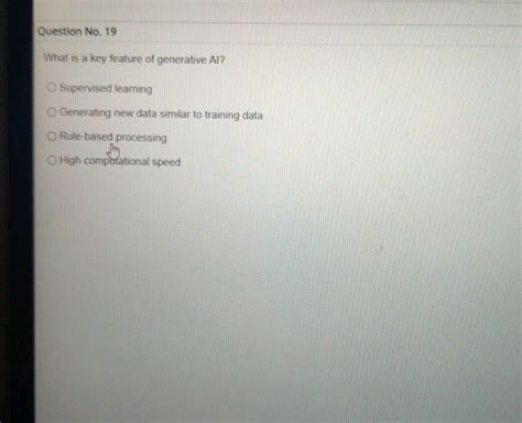 Question No 19 What Is A Key Feature Of StudyX