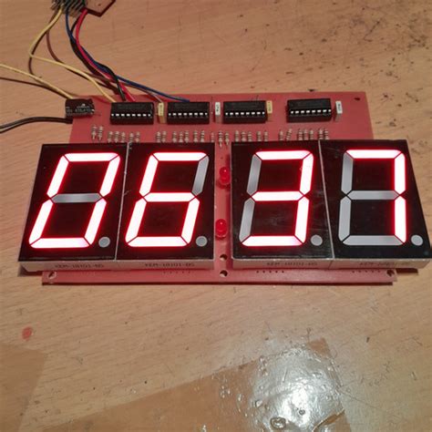 Jual Pcb Arduino Driver 74hc595 595 Seven Segment 1 8 Inch 4 Digit Timer Ca Jakarta Timur