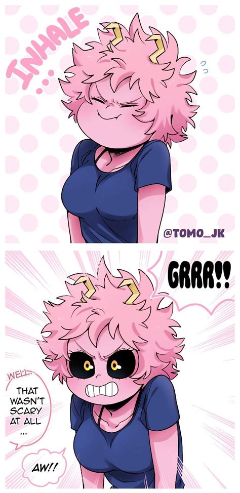Mina Trying To Be Scary By Tomojk My Hero Academia My Hero Academia