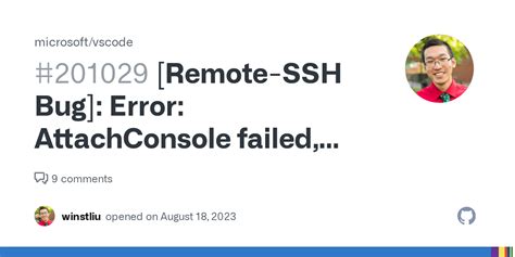 Remote Ssh Bug Error Attachconsole Failed Could Not Find Pty On Pty Host · Issue 201029