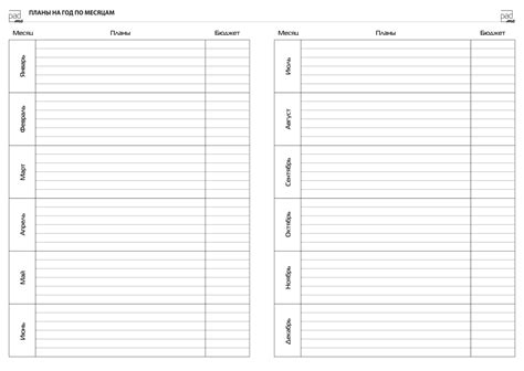 Планы на год Мастерская блокнотов Padme