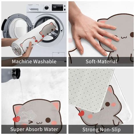 Peach Goma Bath Mat Peach And Goma Mochi Foot Mat Peach Goma Shop