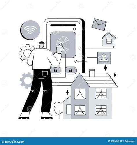 Access Control System Abstract Concept Vector Illustration Stock Vector Illustration Of Black