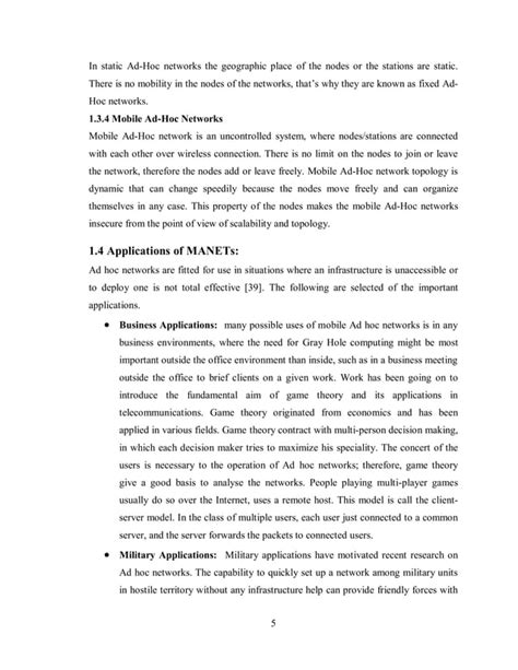 Thesis On Mobile Ad Hoc Network Manet Pdf