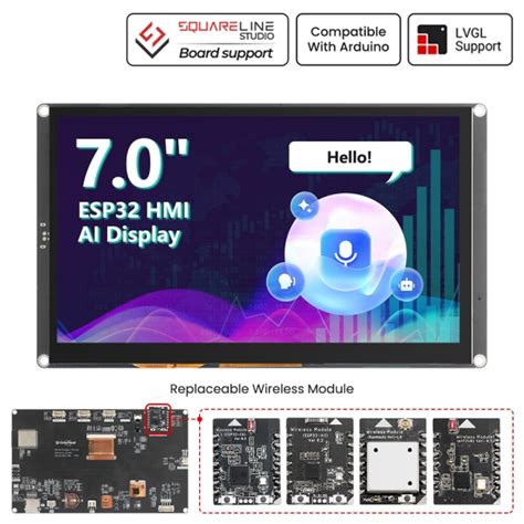 Crowpanel Advance 7 0 Hmi Esp32 Ai Display 800x480 Artificial