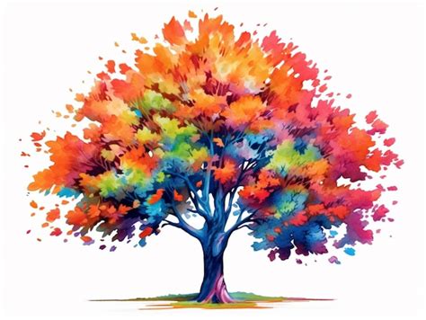 Colorful Tree Clip Art Images Free Download On Freepik