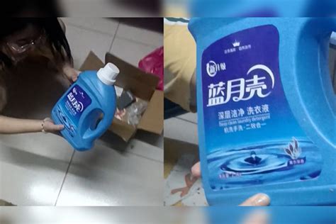 女子网购洗衣液，收到货后却大吃一惊，网友：见过六个核弹吗网购奇葩网友核弹女子