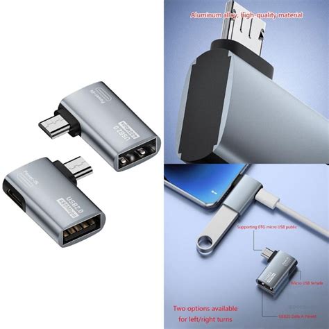 Lucky Portable Micro Usb Male To Usb Female Otg Adapter Connect Mouse Keyboard Shopee Malaysia